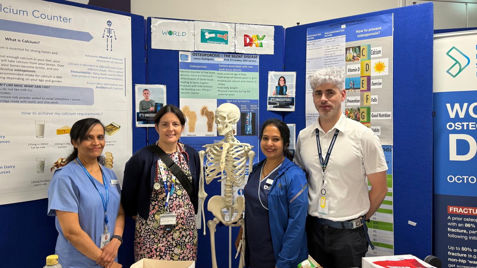 Information and Awareness Stand at Hospital | World Osteoporosis Day